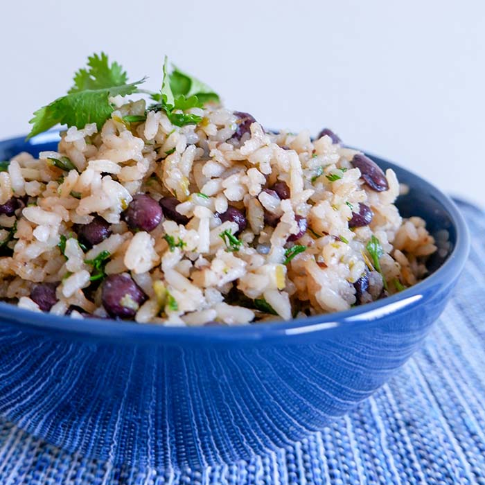 Cilantro Lime Rice with Black Beans (Vegan)